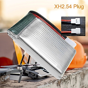 2PCS 650mAh 3.7v Drone Battery and USB Charger for SYMA X5 Serial UVA Quadcopter Drone,for Example SYMA X5C,X5SW,X5SC,WLtoys V252,XT Flyer