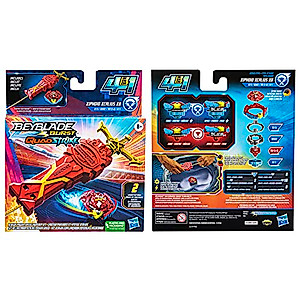 BEYBLADE Hasbro Burst QuadStrike Xcalius Power Speed Launcher Pack, Battle Game Set with Xcalius Power Speed Launcher and Right-Spin Battling Top Toy