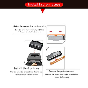 TN2360 Toner Cartridge is Applicable to for Brother HL-L2300 L2300D L234ODW L2360DN L2365DW L2380DW MFC-L270ODW L272ODW L274ODW DCP-L250OD L2520DW L256ODW Model Black*2