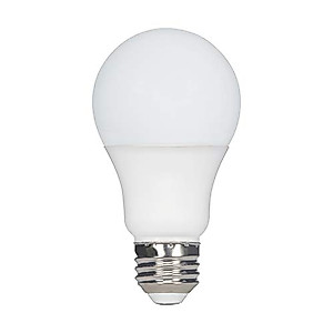 Satco 11407 Econo LED A19 Light Bulb, 60W Replacement, 3000K Warm White, 800 Lumens