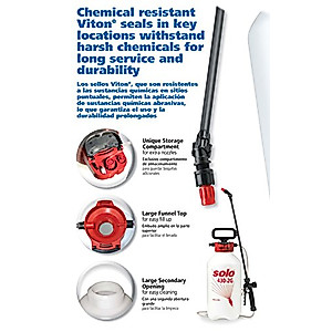 Solo 430-2G 2-Gallon Farm and Garden Sprayer with Nozzle Tips for Multiple Spraying Needs