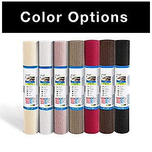 Smart Design Original Grip Shelf Liner - 12 Inch x 5 Feet - Non Adhesive, Strong Grip Bottom, Easy Clean Kitchen Drawer, Cabinet, Cupboard Dresser Protector Cover, Non Slip Rubber Mat - Black