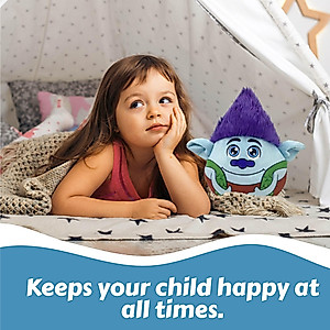 Trolls Branch Plush Toy – 14-inch Branch Trolls Toy – Cute Trolls Plushies for Kids – Adorable Stuffed Animal Plushies – Soft Troll Pillow for Cuddling and Playtime – Kids Toys for Ages 3 & Up (Blue)