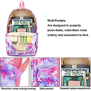 CAMTOP Preschool Backpack for Kids Girls Small Backpack Purse Kindergarten School Bookbags for Toddler Travel (878 Galaxy-Purple)