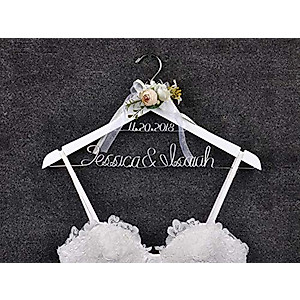 Bride hanger, wedding hanger, Mr & Mrs hanger, custom hanger, bridesmaid, maid, personalized bridal hanger (date/letter), doctor, graduation dress hanger