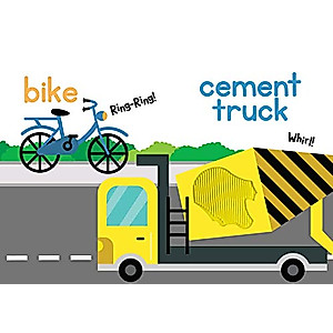 Things That Go Vroom - Silicone Touch and Feel Board Book - Sensory Board Book