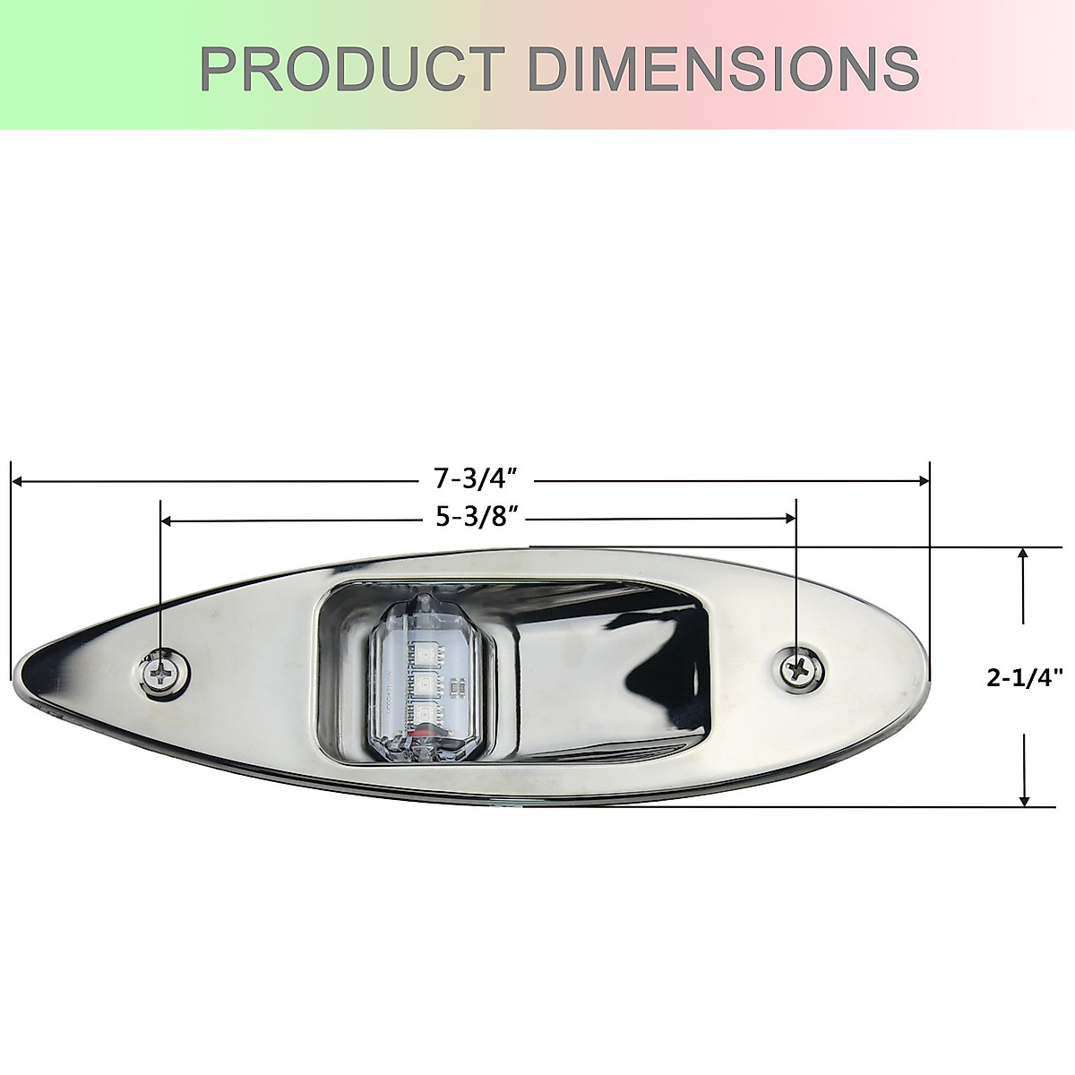 IZTOSS 12V Boat LED Navigation Lights Marine Boat Lights Waterproof Navigation Lights Side Bow Teardrop Lights