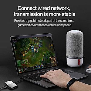 6 in 1 USB-C HUB Docking Station Multi Function Type C to Dual PD USB 3.0 Hubs Converter