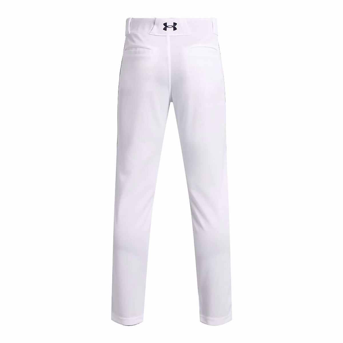 Under Armour Boys Utility Baseball Pant Pipe , (102) White / Midnight Navy / Midnight Navy , X-Small