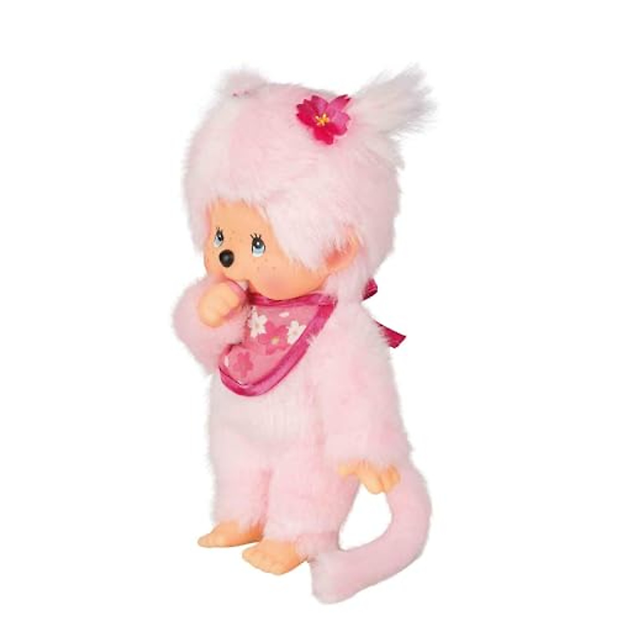 Monchhichi Sakura (Cherry Blossom) Girl Plush Toy - Pink