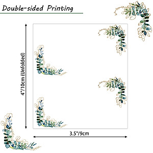 150 PCS Watercolor Pattern Place Cards, 3.5"x4" Folding Seating Name Cards for Wedding, Banquets, Dinner Parties