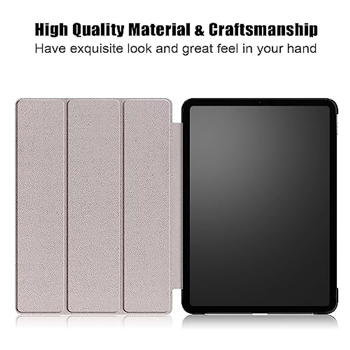 Tablet PC Case Case for iPad Air4/5 10.9inch/Air 5(2022)/Air 4(2020) Tri-Fold Smart Tablet Case,Ultra Slim Lightweight Stand Case Hard PC Back Shell Folio Case Cover,Auto Sleep/Wake Tablet Case Tablet