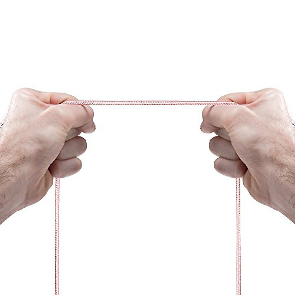 RoFI Phone Charger Cable, [2Pack 2 Feet] Nylon Braided Fast Charging USB Cord 0.6M Compatible Phone X 8 8 Plus 7 7 Plus 6s 6s Plus 6 6 Plus 5 5S 5C SE Air Mini and Car Display (Silver)