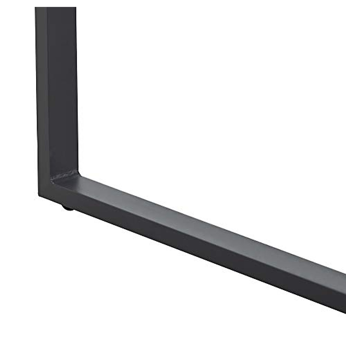 Tommy Hilfiger Hampton Modern White Mesh Outdoor Patio Furniture Collection Gunmetal Frame, Coffee Table, Gray