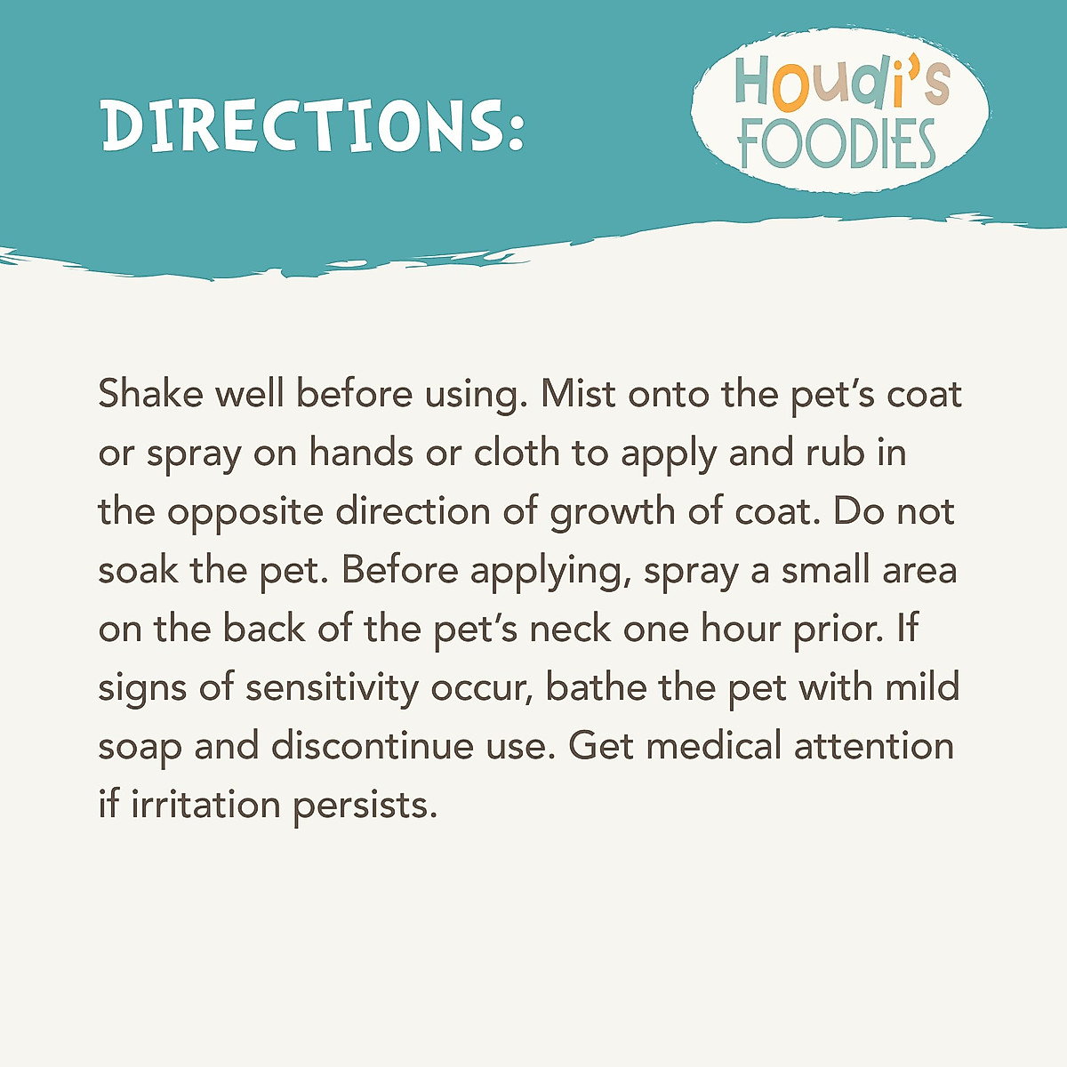 Houdi's Foodies Herbal Flea & Tick Pet Spray by North American Herb & Spice - Lemongrass Scent - 4 fl oz - Kills & Repels Fleas, Ticks + Mosquitoes - DEET-Free, Plant-Based Formula