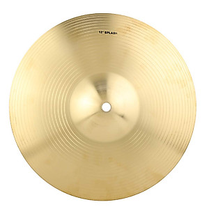 Bnineteenteam 12 inch Crash Cymbal Brass Crash Cymbal Musical Instrument Accessory for Drum Set