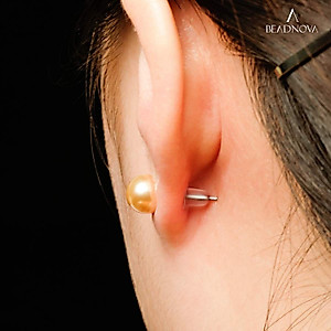 BEADNOVA Earring Backs for Studs Rubber Plastic Silicone Earring Backings Clear Secure Pierced Earring Backs Stopper Safety Hypoallergenic Earring Backs for Hook Earring (200 pcs)