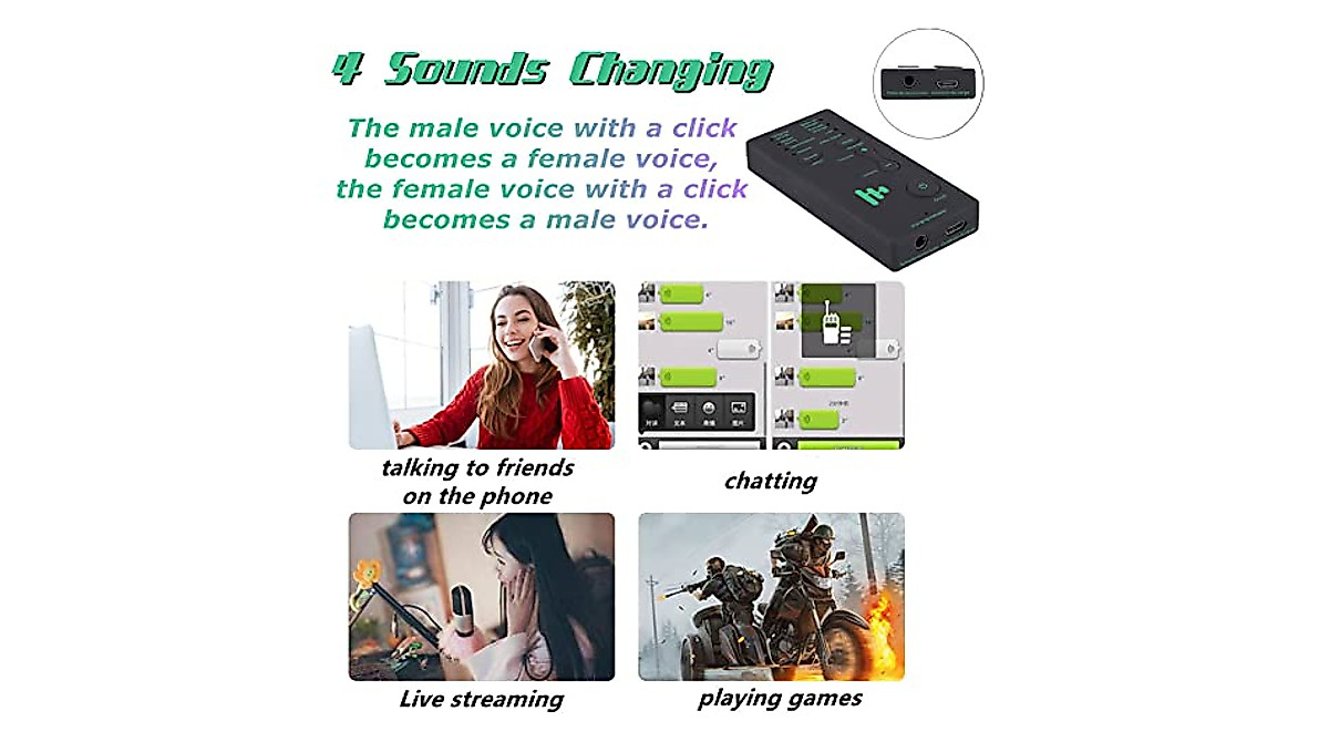 Portable Voice Changer – 4 Voice Effects for Mobile & PC
