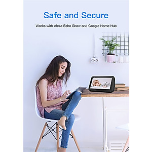 ARENTI Indoor Home Security Camera 1080P HD, 2.4G WiFi Plug in Security Camera with Night Vision, Two Way Audio, Pet Camera with Phone App, Motion & Sound Detection, Works with Alexa & Google Home