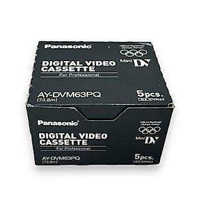 Panasonic AY-DVM63PQ DV Cassette Pack 5 For Professional