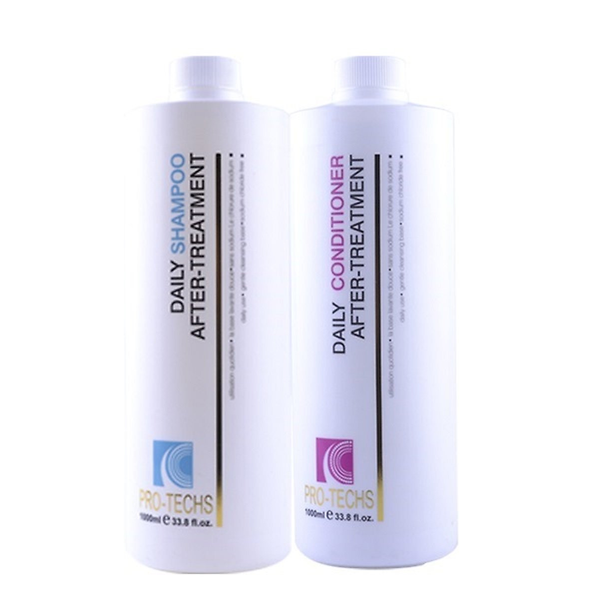 PRO-TECHS Keratin Shampoo & Conditioner For Maintenance. 33.8 oz./1L