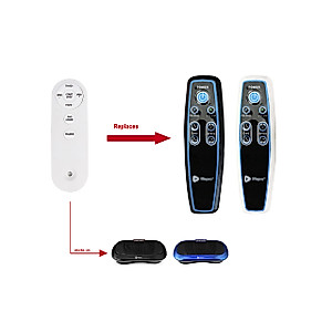 Replacement Remote Control Compatible for LifePro Waver Vibration Plate Exercise Machine (1pk)