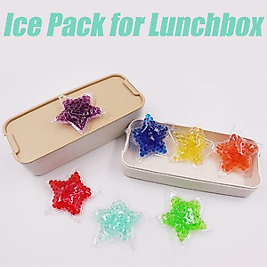 Boo Boo Ice Pack, Kids Cold Packs for Wisdom Teethache Fever, Gel Ice Pack for Bump and Bruises Injuries Pain Relief - Cold Compress for Headache (7 Star)