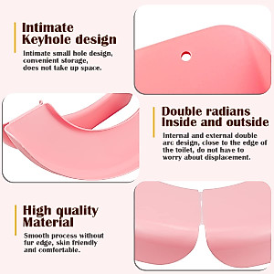 LNQ LUNIQI Adult Folding Toilet Pad Toilet Seat Plastic Toilet Cushion Washable Foldable Portable Toilet Seat Cover for Home Travel Office