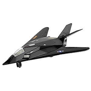 🛦 United States Air Force F-117 Nighthawk Stealth Strike Fighter Jet 8" Pullback Action Die Cast Metal Model Toy Plane
