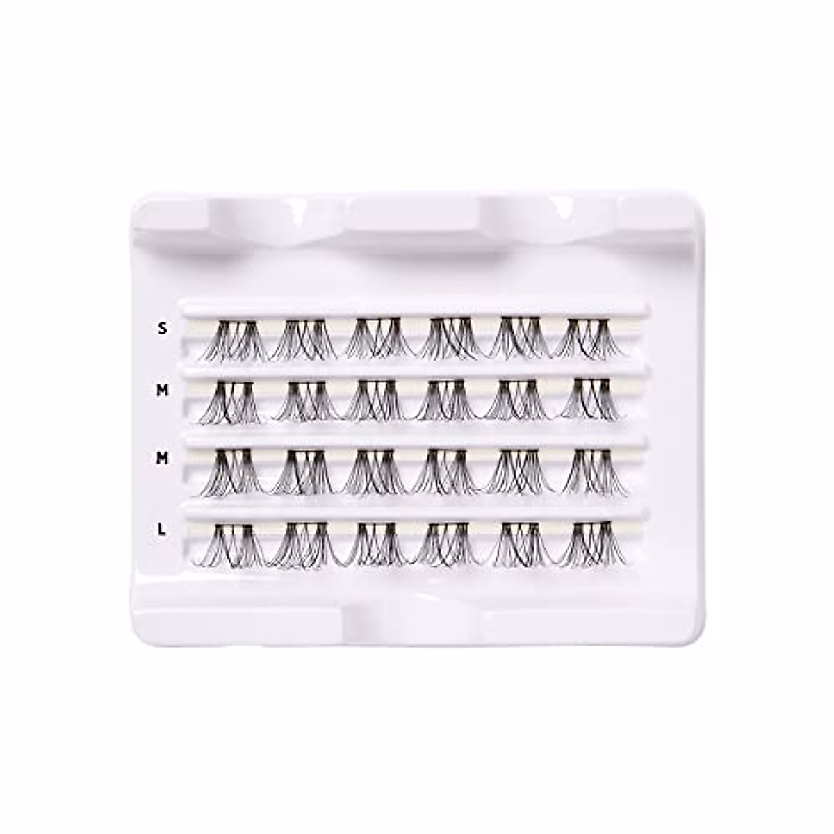 KISS Falscara Multipack False Eyelashes, Lash Clusters, Natural Wispy Wisps', 10mm-12mm-14mm, Includes 24 Assorted Lengths Wisps, Contact Lens Friendly, Easy to Apply, Reusable Strip Lashes