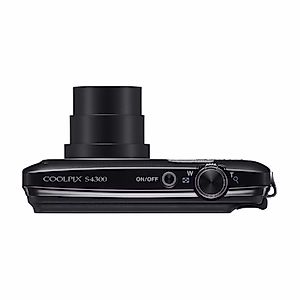 Nikon COOLPIX S4300 16 MP Digital Camera with 6x Zoom NIKKOR Glass Lens and 3-inch Touchscreen LCD (Black)