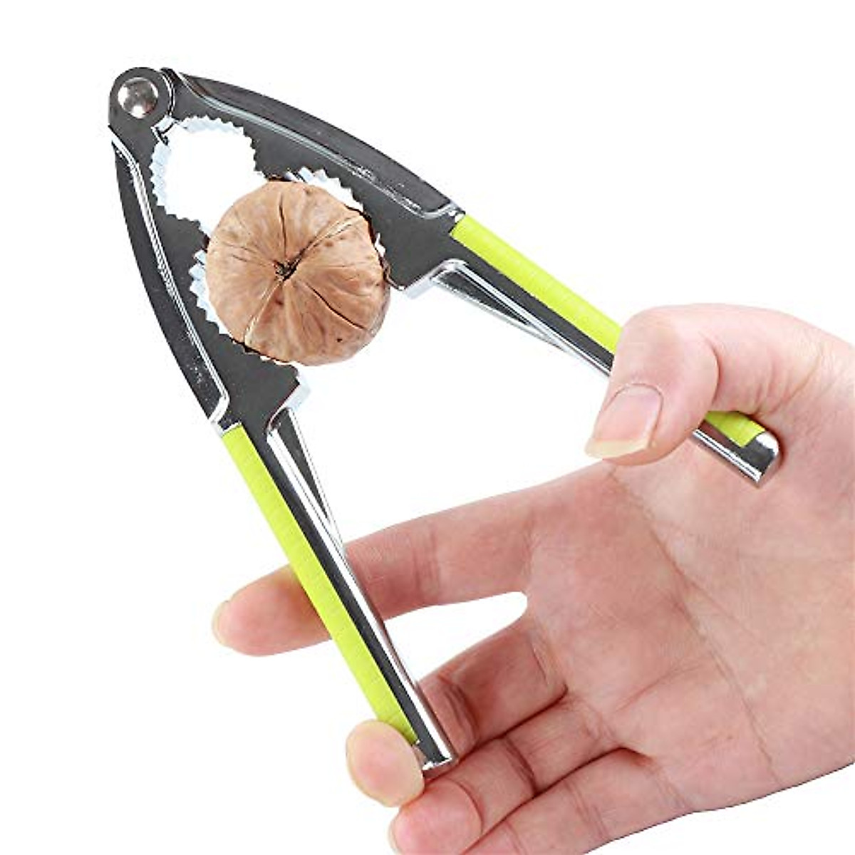 Fani Nut Crackers Walnut Cracker Heavy Duty Shell Cracker Seafood Cracker Walnut Opener Tool with Non-Slip Handle