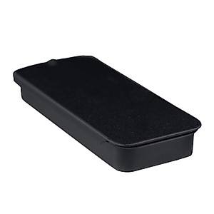 RVTUS - Metal Rectangular Empty Tins with Removable Slide Top Lid - Portable Mini Storage Containers Kit for Crafts, Pills, Geocaching, Organizer, Lip Balm & More! (Black, 30)