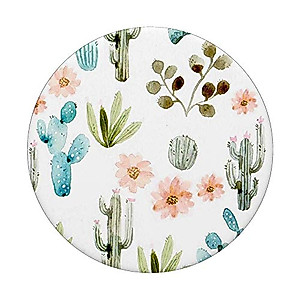 Cactus Pop Mount Socket Desert Plant and Flowers PopSockets PopGrip: Swappable Grip for Phones & Tablets