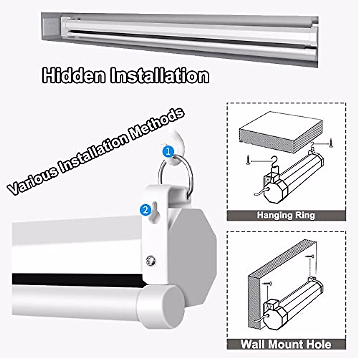 60 Inch Electric Projector Screen with Remote Control, 4:3 16:9 4K HD Motorized Projection Screen, Wall/Ceiling Mount, 160° Portable Video Projection Screens, 2.8 Gain (Size : Aspect Ratio 4:3)