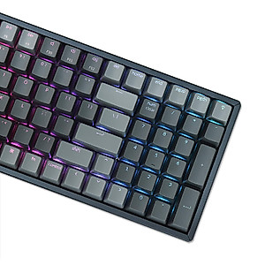 Keychron K4 Wireless Bluetooth/USB Wired Gaming Mechanical Keyboard, Compact 100 Keys 96% Layout RGB LED Backlit Gateron G Pro Blue Switch N-Key Rollover, Aluminum Frame for Mac Windows, Version 2