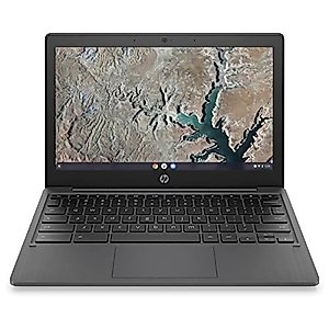 HP Chromebook 11 Laptop, MediaTek MT8183, 4 GB RAM, 64 GB eMMC, 11.6" HD Anti-Glare Display, Chrome OS, Long Battery Life, USB-C Port, Custom-Tuned Speakers, Lightweight (11a-na0070nr, 2022, Ash Gray)