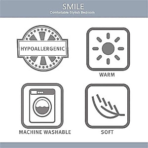 NICRX Catoon Pony Duvet Cover 3 Pieces Bedding Set Microfiber Cute 3D Modern Ultra Soft (1 Duvet Cover 2 Pillowcases)