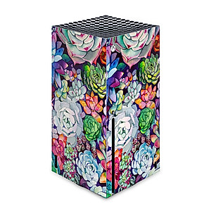 Head Case Designs Officially Licensed Mai Autumn Succulent Art Mix Matte Vinyl Sticker Gaming Skin Case Cover Compatible with Xbox Series X Console
