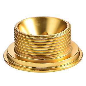 Yosoo Health Gear Crank Arm Fixing Bolt, Crank Bolt, Aluminum Alloy Crank Fixing Bolt for Road Bike Mountain Bike 5 Colors Optional(Gold)