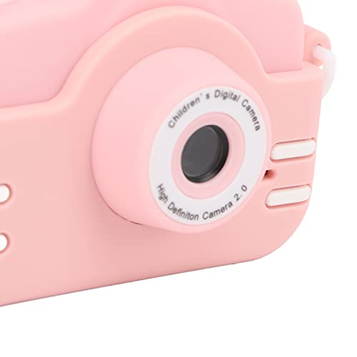 Shanrya Kids Photo Video Camera, Kids Digital Camera Multifunctional Rechargeable Cute for Gifts(Single Shot Pink)