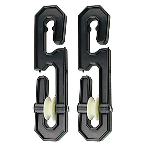 HJ Garden 2pcs Clothesline Tool Clothesline Separator Spreader Pulley S-Shaped Nylon Line Divider