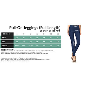 Leggings Depot Women's Cotton Blend Stretch Pull-on Jeggings Casual Pants with Pockets (Coral, Medium)