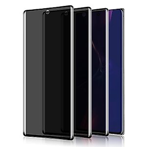 LYWHL [3 Pack] for Samsung Note 20 Ultra Privacy Screen Protector, Tempered Glass Anti-Spy Screen Protector for Note 20 Ultra 5G, Black 9H Hardness Bubble Free [Don’t Support Fingerprint Unlock]