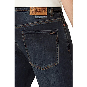 Volcom Men's Solver Denim Jean, Vintage Blue-New