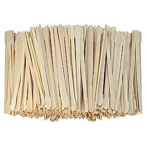 1000pcs Wax Spatulas Small Wax Wood Sticks, Waxing Applicator Sticks Wooden Craft Sticks Spatulas Applicators Hair Nose Wax Stick for Hair Body Eyebrow Removal