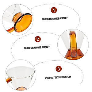 NAMOARLY Coffee Pot Travel Espresso Maker Clear Coffee Mugs Drip Coffee Maker Tea Severs Coffee Brewer Lemonade Cups with Lids Manual Espresso Machine Water Container Coffee Cup Glass White