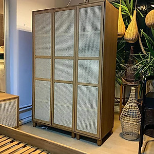 CLAYNIX 24" Width Rattan Webbing for Caning Projects Natural Pre - Woven Open Mesh Cane - Cane Webbing Sheet (2 FEET)