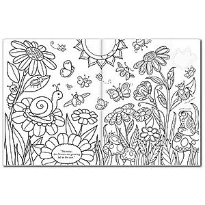 Personalized Coloring & Activity Book for Kids with Sticker Sheet - I See Me! (Garden)