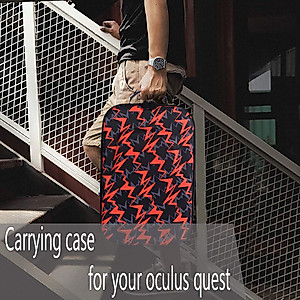 Oriolus Hard Case for Oculus Quest All-in-one VR Gaming Headset and Controllers Accessories Carrying Bag (Orange)